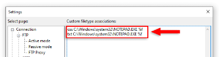 FileZilla Fix: "No program has been associated on your system with this file type" - Radu.link
