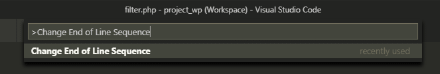 VS Code Fix for "End of line character is invalid" PHPCS Error - Radu.link